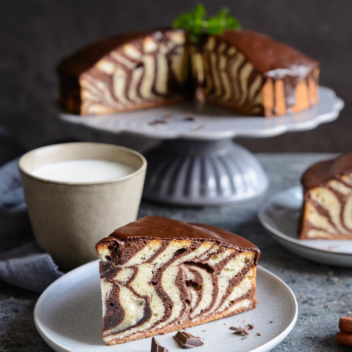 Rezept für Zebrakuchen: Dieser Kuchen ist so fluffig wie Wolken - gofeminin